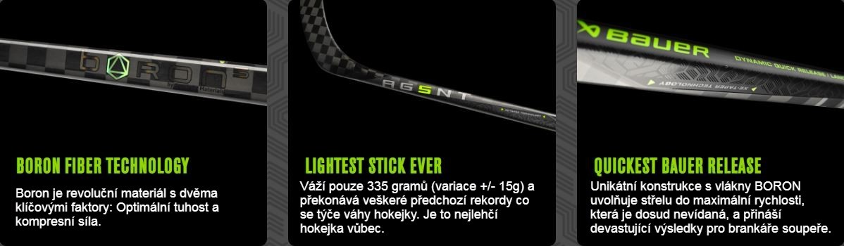 Hokejka Bauer AG5NT JR - Hokejman.cz