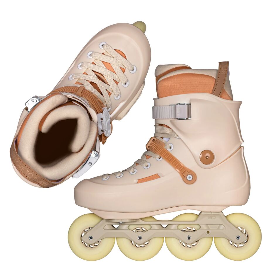 Powerslide Zoom Pro 80 Sand Inline Skates – Freestyle Urban Skates ...